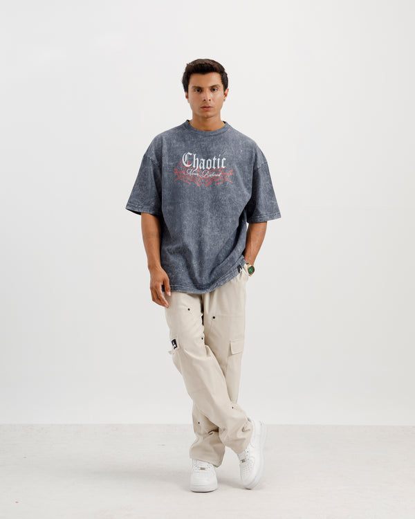 Chaotic Washed Oversized T-Shirt – Match Stick Apparel